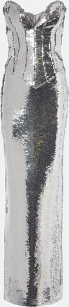 New Arrivals Robe Azzura mit Pailletten