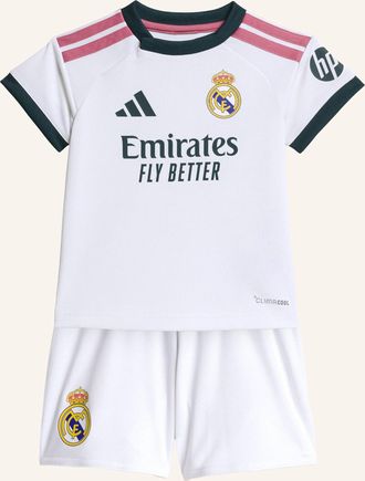 adidas Real Madrid 26/27 Mini-Heimausr&uuml;stung weiss