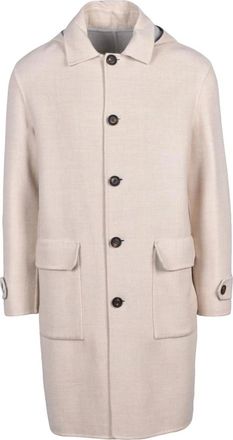 Eleventy Cappotto - Homme - Manteaux - Beige - Taille: XL
