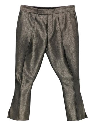 SAPIO pantalon &agrave; effet m&eacute;tallis&eacute; - Argent