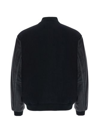 Emporio Armani Logo Bomber Jacket - Black