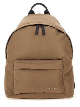 Givenchy Mens Essential U Backpack Brown Polyamide Backpacks