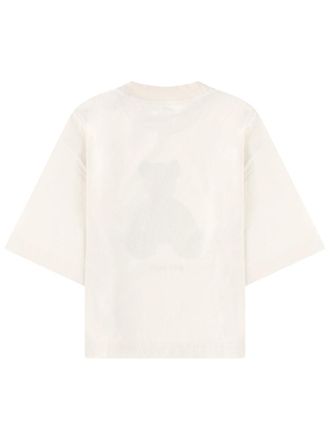 Palm Angels Bear-Motif Cotton T-Shirt - White