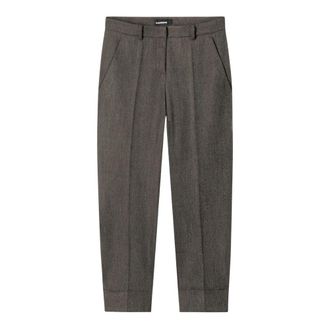 Cambio Cropped Hosen - - Trousers - Damen - Grau - 3XL
