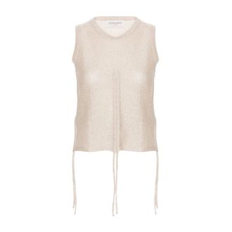Ermanno Scervino Neutrales- &auml;rmelloses Top - - Tops - Damen - Beige - 2XS