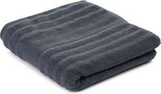 Gözze Mailand Frottier-Handtuch, Weich und saugfähig, 70% Bio-Baumwolle/30% Viskose (Bambus), Vegan, 50 x 100 cm - Anthrazit