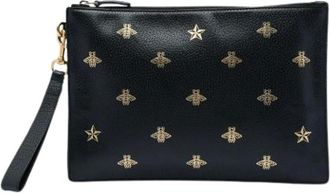Gucci Pre-owned Sacoche Abeille &Eacute;toile - Femme - Pre-owned - Noir - Taille: ONE Size