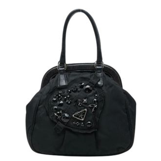 Prada Sac &agrave; main vintage doccasion - Femme - Pre-owned - Noir - Taille: ONE Size