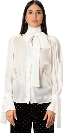 Actualee Femme, Blouses et Chemises, Blanc, Taille: 42 FR Camicia fusciacca