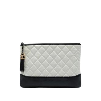 Chanel Pre-owned Gabrielle O Case Clutch - Femme - Pre-owned - Blanc - Taille: ONE Size