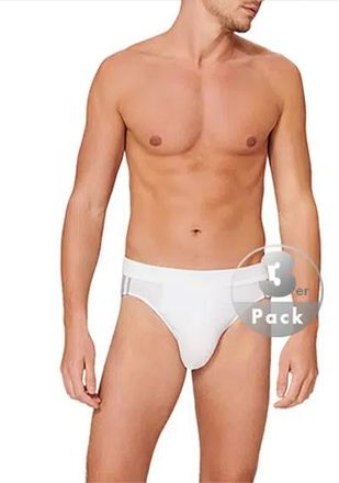 Schiesser Herren Slips weiß Baumwolle unifarben