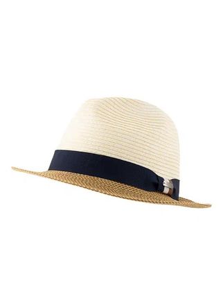 Bugatti Herren Strohhut beige Papier