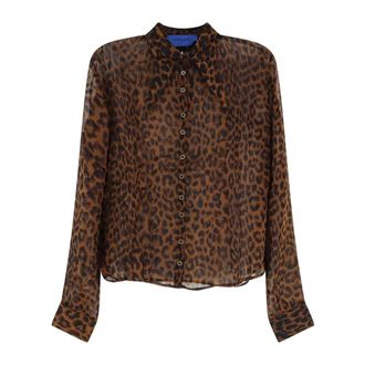 Mes Demoiselles... Hemdkragen Shirt - - Blouses & Shirts - Damen - Braun - M
