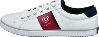 Bugatti Herren Albert Sneaker, White, 44 EU