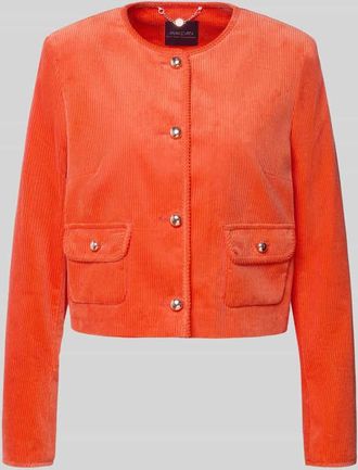 Marc Cain Regular Fit Kurzblazer aus reiner Baumwolle
