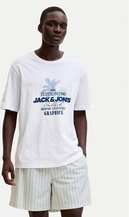Jack & Jones Jack & Jones T-Shirt Gradient Print 12288094 Wei&szlig; Regular Fit