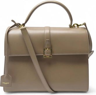 Saint Laurent Crossbody Bags - SAINT LAURENT LE FERMOIR TOP HANDLE TASCHEN 674988 - Gr. unisize - in Taupe - f&uuml;r Damen