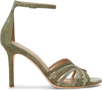 Ralph Lauren ALLIE SUEDE & LEATHER MULTISTRAP SANDAL