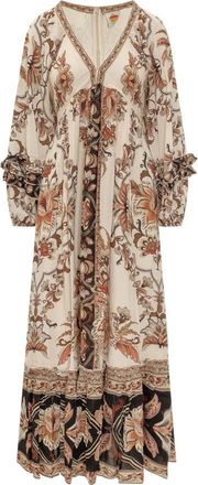 Farm Rio Farm Rio, Femme, Robes, Multicolore, Taille: 40 FR Maxi Dress