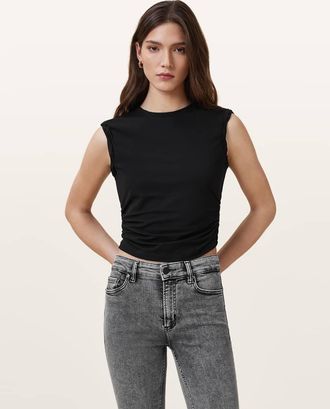 AllSaints West - Tanktop in Schwarz