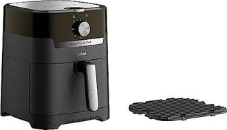 T-fal EY5018 Easy Fry & Grill Classic Friteuse &agrave; air chaud, technologie 2 en 1 (friteuse &agrave; air chaud et grill), avec capacit&eacute; : 4,2 l, temp&eacute;rature r&eacute;glable,