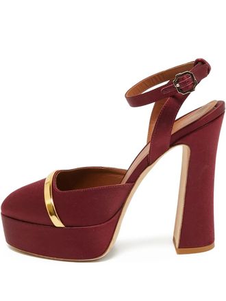 Malone Souliers Pre-owned Plateau-Sandalen 100mm - Rot