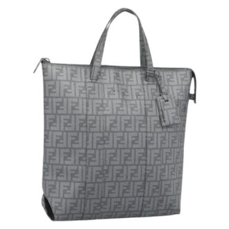Fendi Pre-owned Vintage Zucca Canvas Tote Bag - Femme - Pre-owned - Gris - Taille: ONE Size