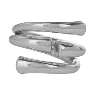 Federica Tosi Femme, Accessoires, Gris, Taille: ONE Size Tube Ring