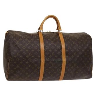 Louis Vuitton Pre-owned Keepall 60 Boston Bag - Femme - Pre-owned - Brun - Taille: ONE Size
