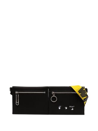 Off-white sac banane &agrave; poches multiples - 1001 BLACK WHITE