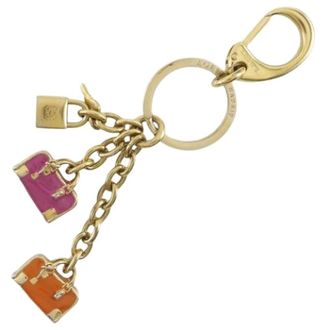 Loewe Porte-cl&eacute;s en tissu Pre-owned - Femme - Pre-owned - Jaune - Taille: ONE Size