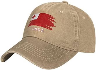 Generic Sun Protection Casquettes Drapeau des Tonga, Jeans Tonga L&eacute;ger Pare-Soleil Casquette S&eacute;chage Rapide Visiere pour Cyclisme Ext&eacute;rieur Voyage