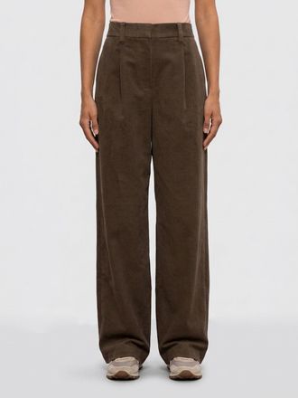 Brunello Cucinelli Ma&szlig;geschneiderte Wide-Leg-Hose aus 100% Kaschmir mit Monili