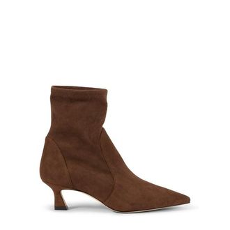 Stuart Weitzman Bottine Vinnie 50 en cuir su&eacute;d&eacute;