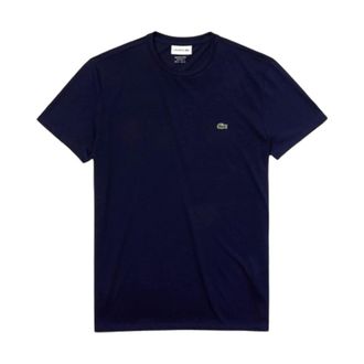 Lacoste Homme, Tops, Bleu, Taille: S T-shirt en jersey de coton Pima