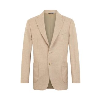 Brooks Brothers Plain Twill Woll-Kaschmir-Blazer - - Jackets - Herren - Beige - L