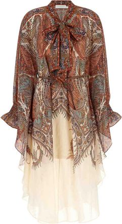 Zimmermann Knielanges Kleid - Braun