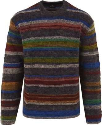 Paul Smith Homme, Pulls, Multicolore, Taille: XL Crayon Stripe Sweater