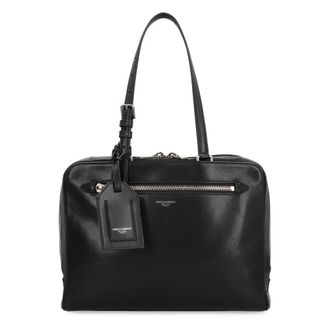 Dolce & Gabbana Ellis Leather Bag - - Bags - Herren - Schwarzk - ONE SIZE