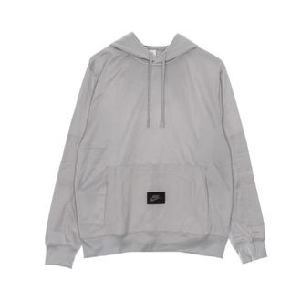 Nike Dri-FIT Fleece Hoodie mit langen &Auml;rmeln - - Sport - Herren - Grau - XS
