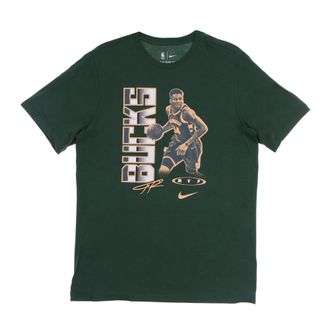 Nike Homme, Tops, Vert, Taille: L T-shirt NBA Giannis Antetokounmpo