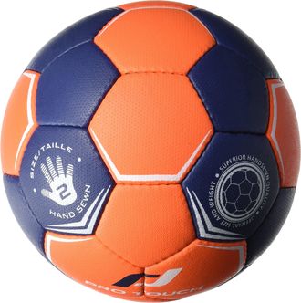 Pro Touch Unisex H&aring;ndbold Super Grip Handball, Orange/Blau/Wei&szlig;, 3 EU