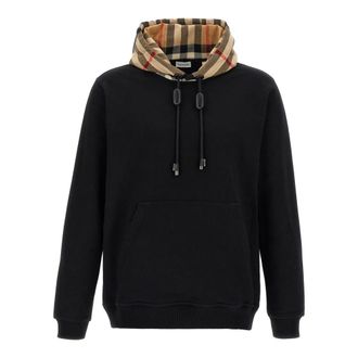 Burberry Samuel Cotton Hoodie - - Sweatshirts & Hoodies - Herren - Schwarzk - S