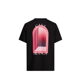 Casablanca T-shirt imprim&eacute; &agrave; col rond en coton