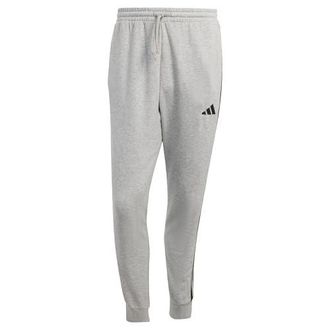 adidas Mens Pantalon French Terry 3 Bandes Essentials, Medium Grey Heather/Black, XL Short