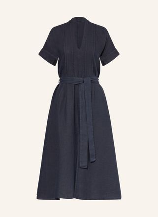 120% Lino 120%Lino Strandkleid blau