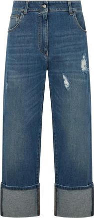 Fabiana Filippi Femme, Jeans, Bleu, Taille: 38 FR Jeans droits