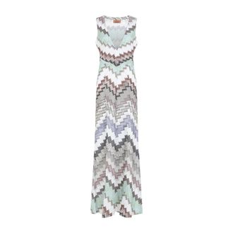 Missoni &Auml;rmelloses Langes Kleid - - Dresses - Damen - Mehrfarbig - M