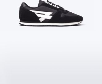 Fursac Sneakers en cuir su&egrave;de et nylon - Taille 41 - Homme