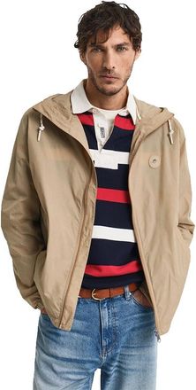 GANT Herren Lightweight Packable Windbreaker Jacke, Dark Khaki, Small